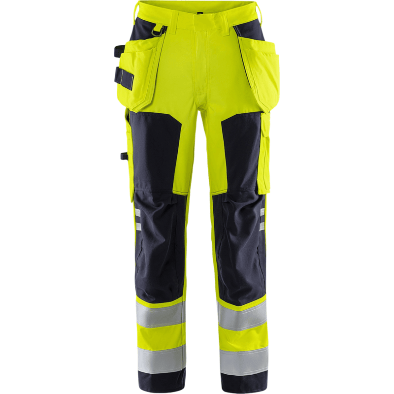 Fristads Flamestat Class 2 Trousers NAV/YEL - Workwear.co.uk