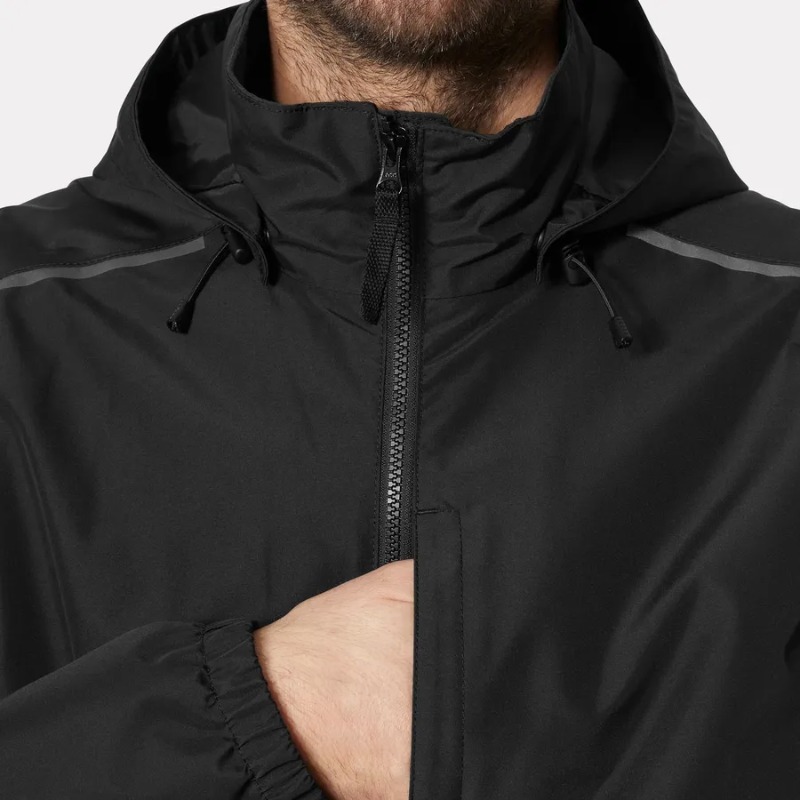 Helly Hansen 71261 Manchester Black Jacket - Workwear.co.uk