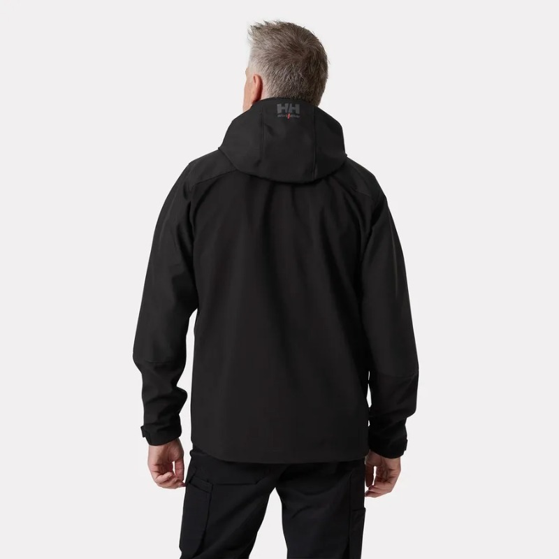 Helly Hansen Oxford Black Jacket (74290) - Workwear.co.uk