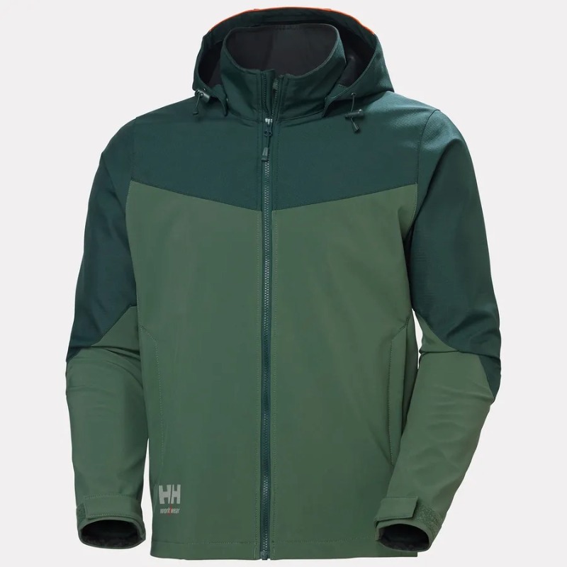 Helly Hansen Oxford Spruce/Dark Jacket - Workwear.co.uk