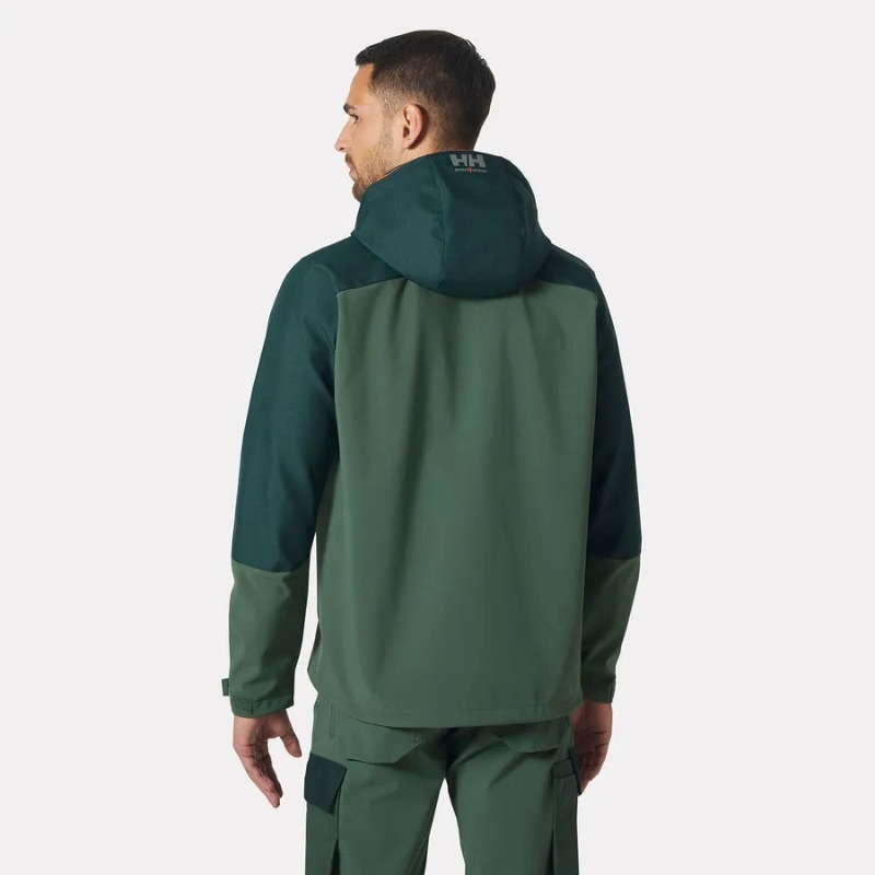 Helly Hansen Oxford Spruce/Dark Jacket - Workwear.co.uk