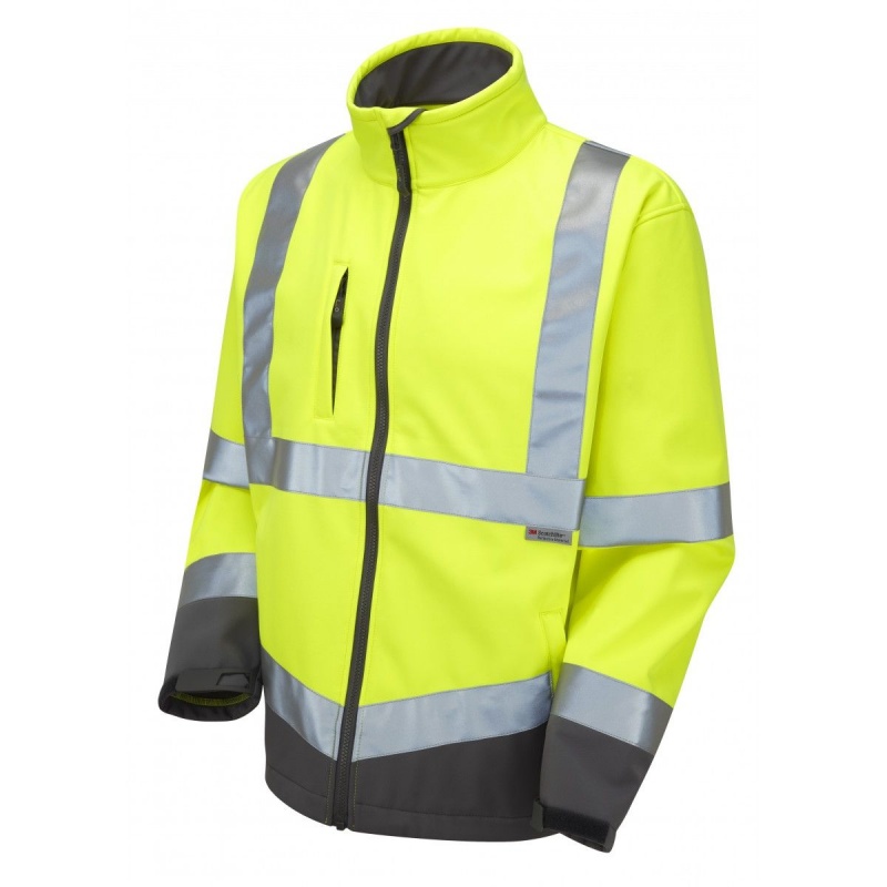 Leo Workwear EcoViz SJ01 Buckland Jacket - Workwear.co.uk