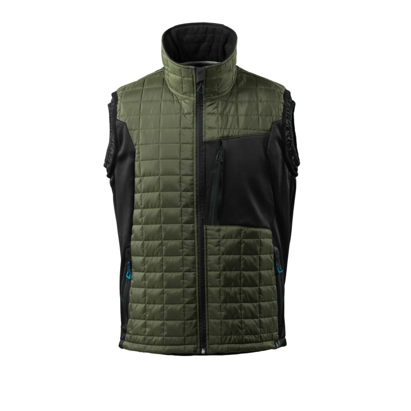 Mascot Workwear Green Lightweight Thermal Gilet - Workwear.co.uk