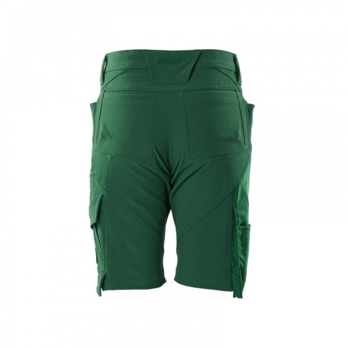 Mascot Stretch Women's Work Shorts (Green) - Workwear.co.uk
