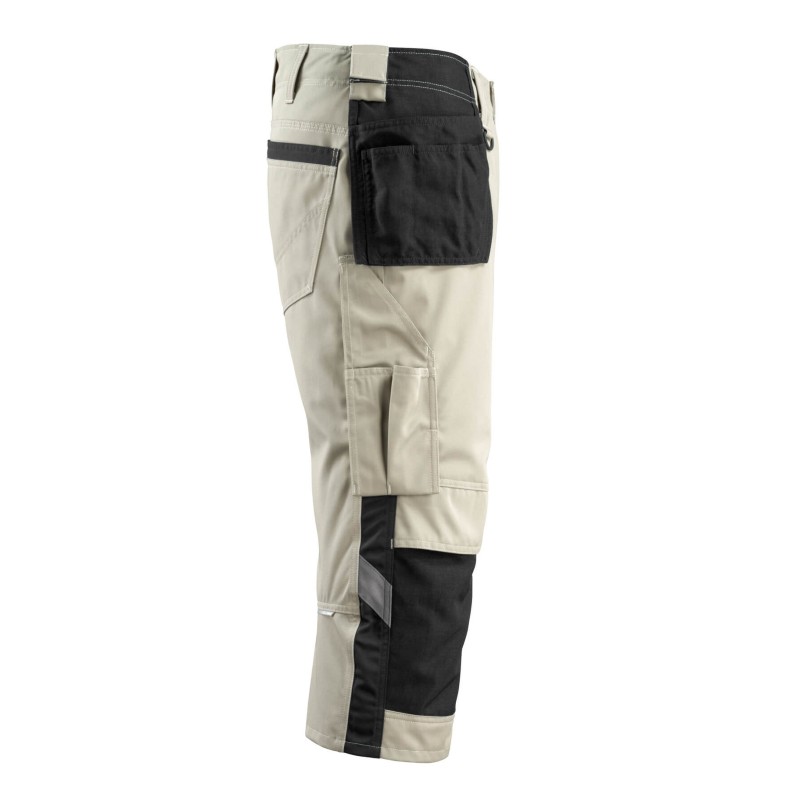 Mascot Unique Men's Work 3/4 Trousers (White) - Workwear.co.uk