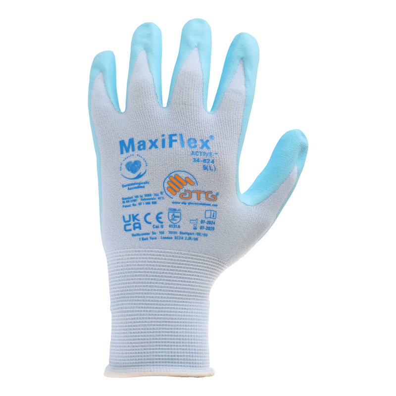 MaxiFlex Breathable General Handling Gloves 34-824 - Workwear.co.uk