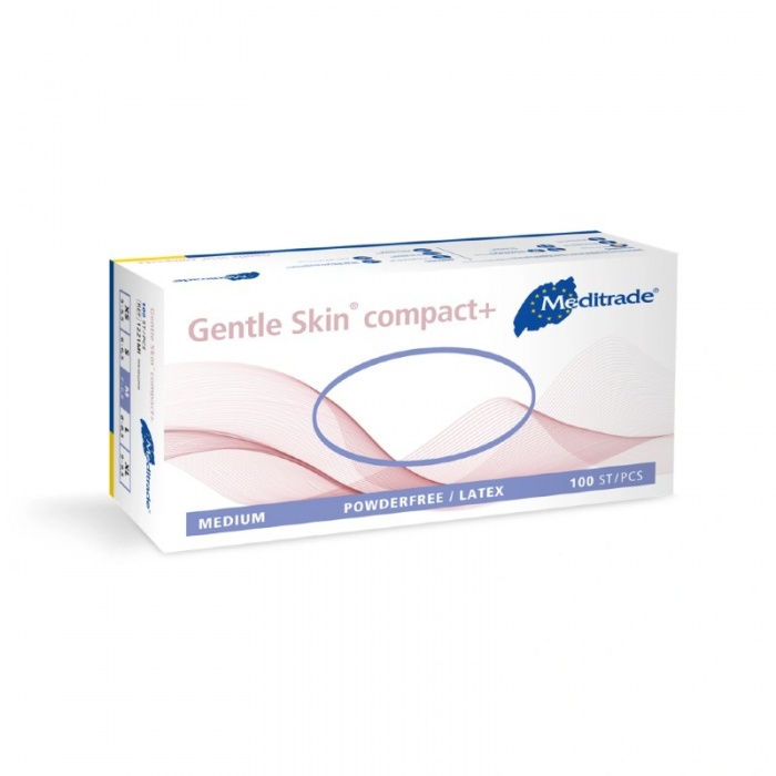 Meditrade Gentle Skin Compact+ Latex Gloves - Workwear.co.uk