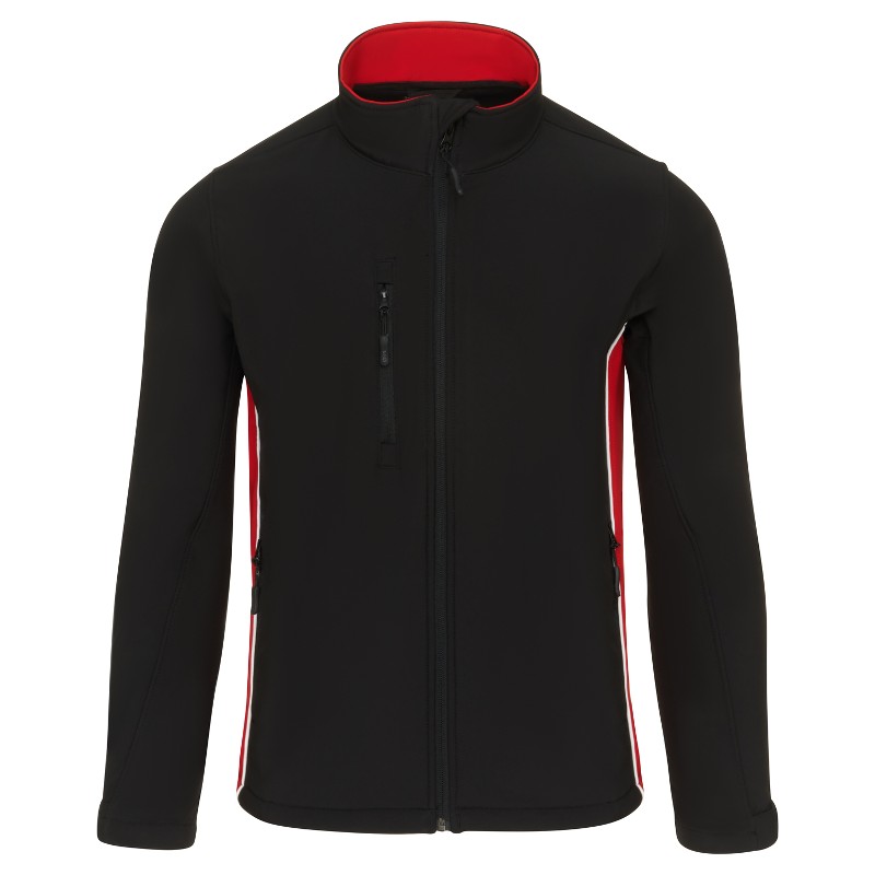 Orn Silverswift Softshell Jacket (BLK/RED) - Workwear.co.uk