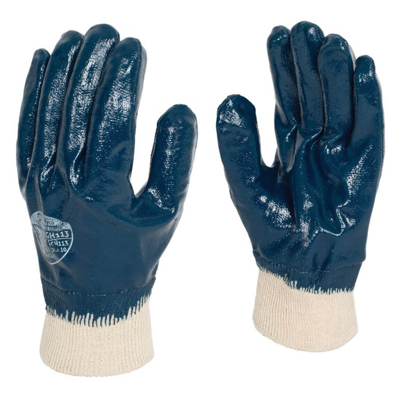 Nitrile safety gloves store