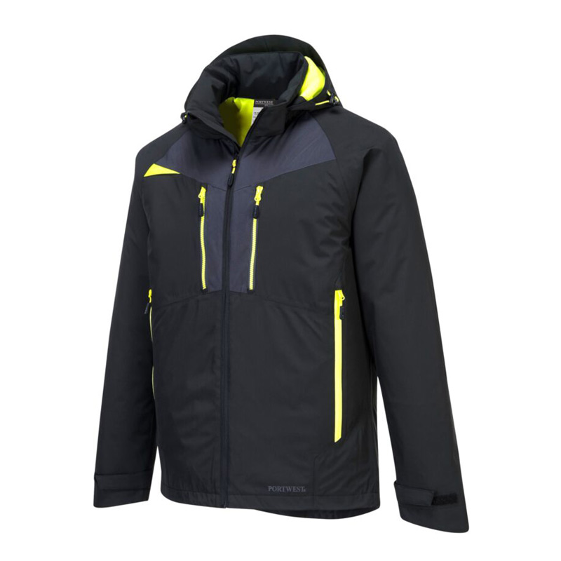 Portwest DX460 Thermal Black Winter Jacket - Workwear.co.uk