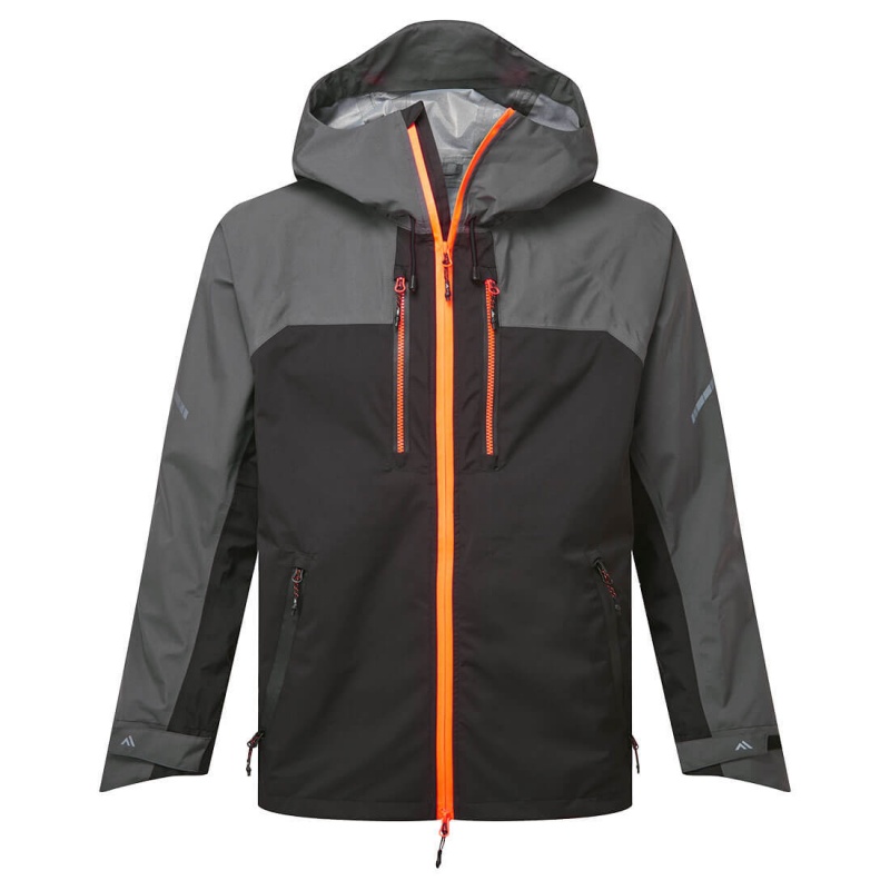 Portwest EV460 Shell Rain Jacket (Grey) - Workwear.co.uk