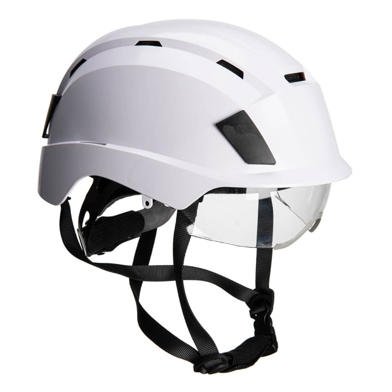 Portwest PS80 Vented Visor Helmet (White) - Workwear.co.uk