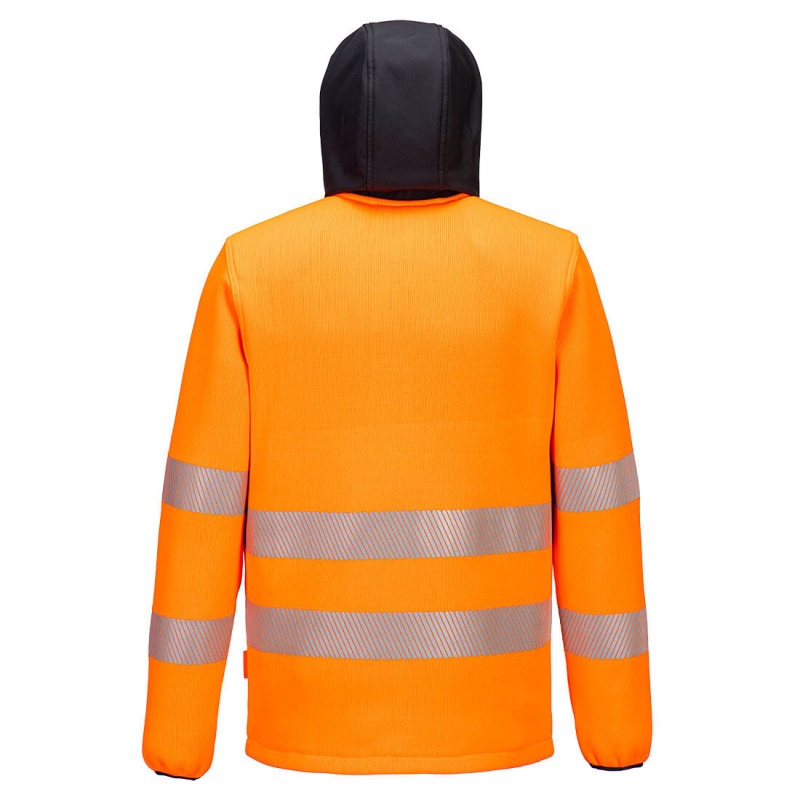Portwest PW335 Hi-Vis Tech Fleece Jacket - Workwear.co.uk