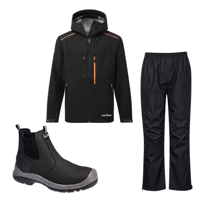 Portwest Waterproof Work Clothing Set - Workwear.co.uk
