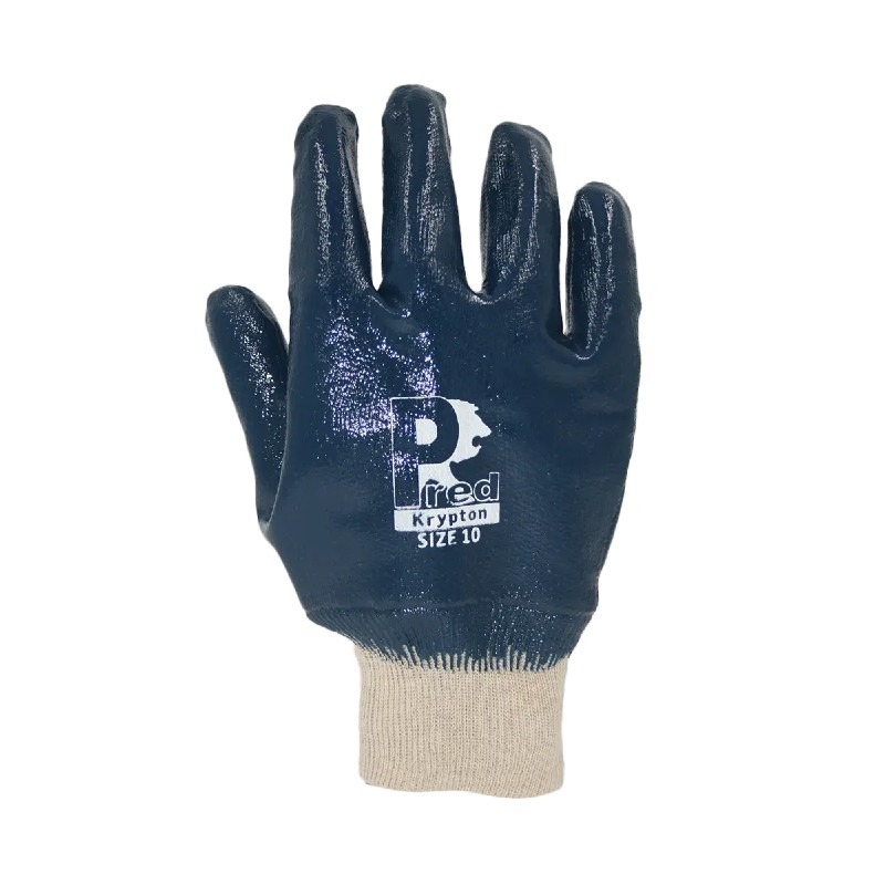Predator Krypton Blue Nitrile Coated Gloves - Workwear.co.uk