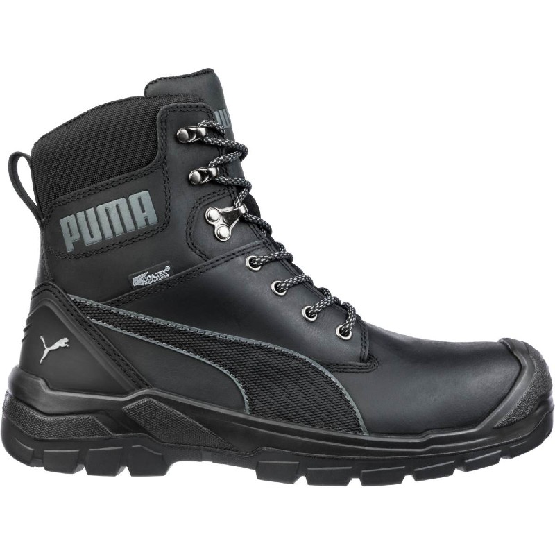Puma Safety Conquest Black Toe Cap Boots - Workwear.co.uk