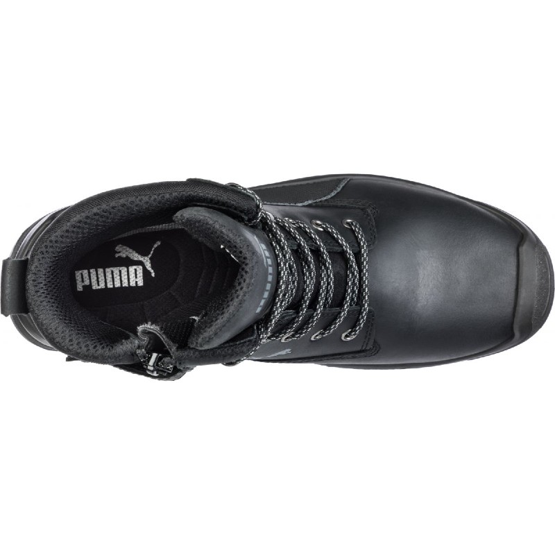 Puma Safety Conquest Black Toe Cap Boots - Workwear.co.uk