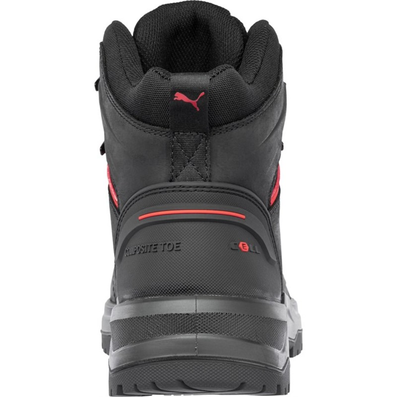 Puma Safety Iron HD Black Mid S3S Boots - Workwear.co.uk