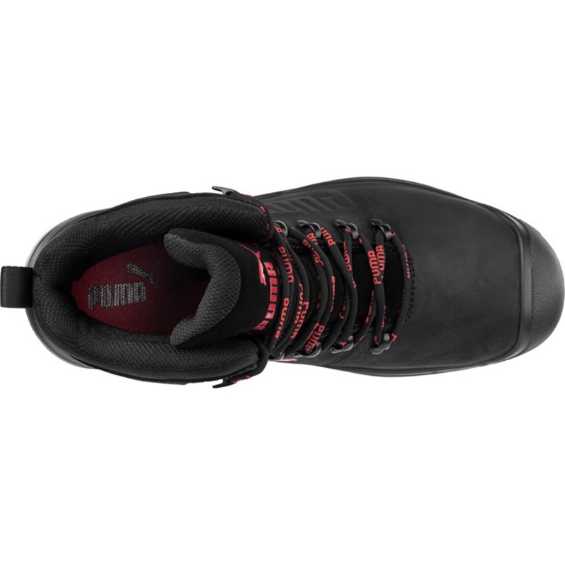 Puma Safety Iron HD Black Mid S3S Boots - Workwear.co.uk