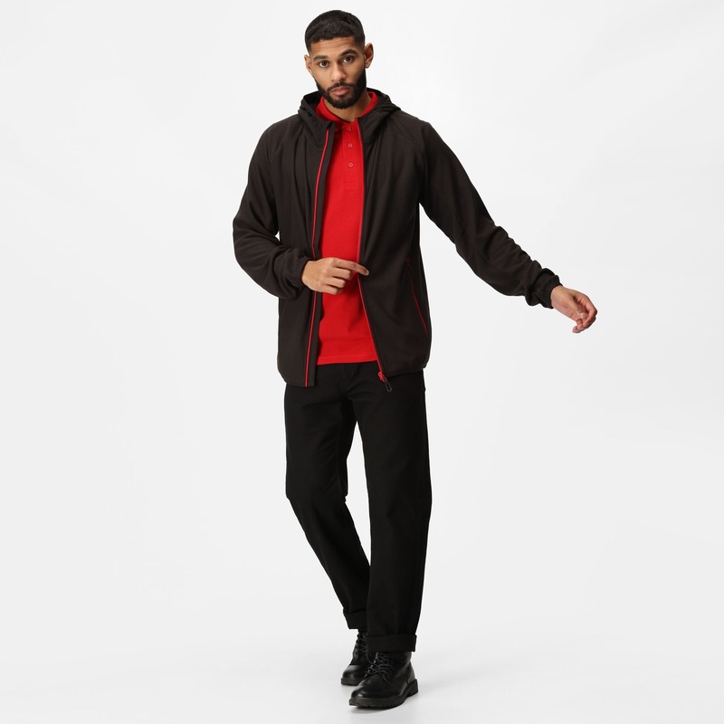Regatta BLK/RED Lightweight Fleece TRF690 - Workwear.co.uk