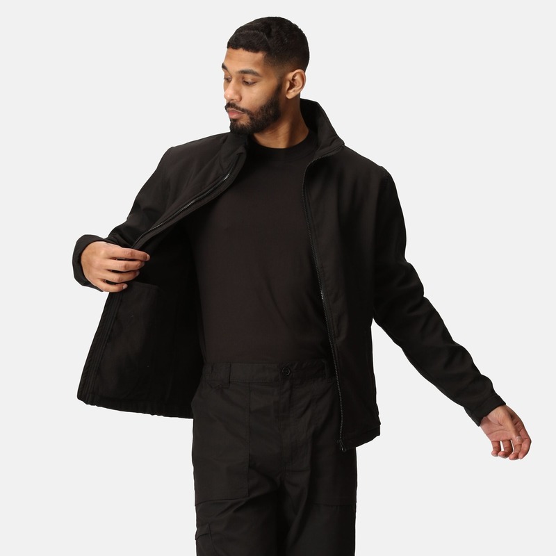 Regatta TRA628 Softshell Work Jacket (BLK) - Workwear.co.uk