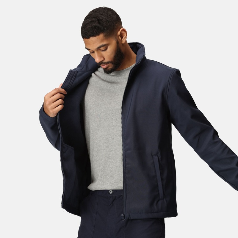Regatta TRA628 Softshell Work Jacket (NAV) - Workwear.co.uk