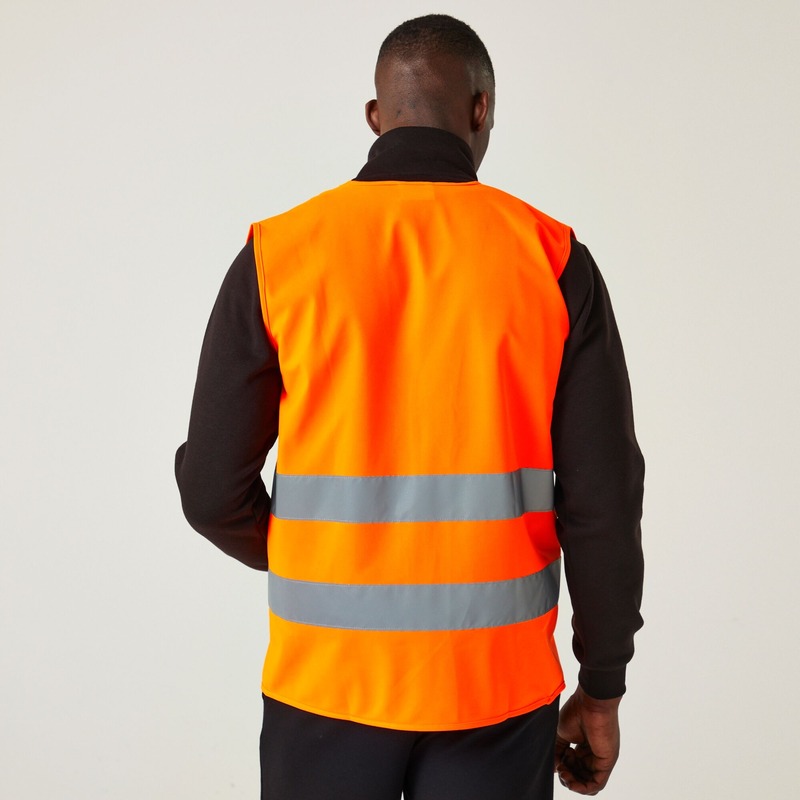 Regatta Pro Hi-Vis Orange Work Vest TRS255 - Workwear.co.uk
