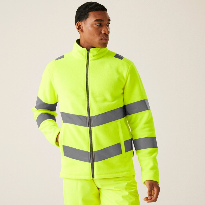 Regatta Pro Hi-Vis Work Fleece (Yellow) - Workwear.co.uk