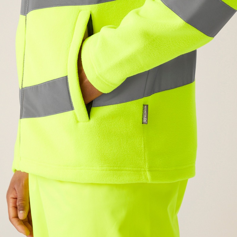 Regatta Pro Hi-Vis Work Fleece (Yellow) - Workwear.co.uk