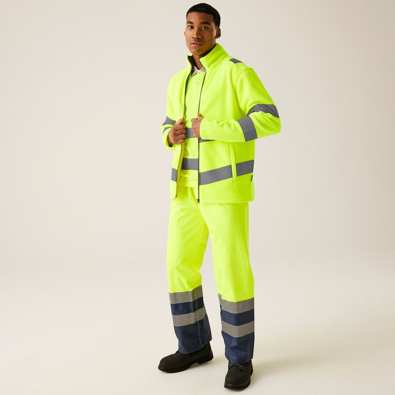 Regatta Pro Hi-Vis Work Fleece (Yellow) - Workwear.co.uk