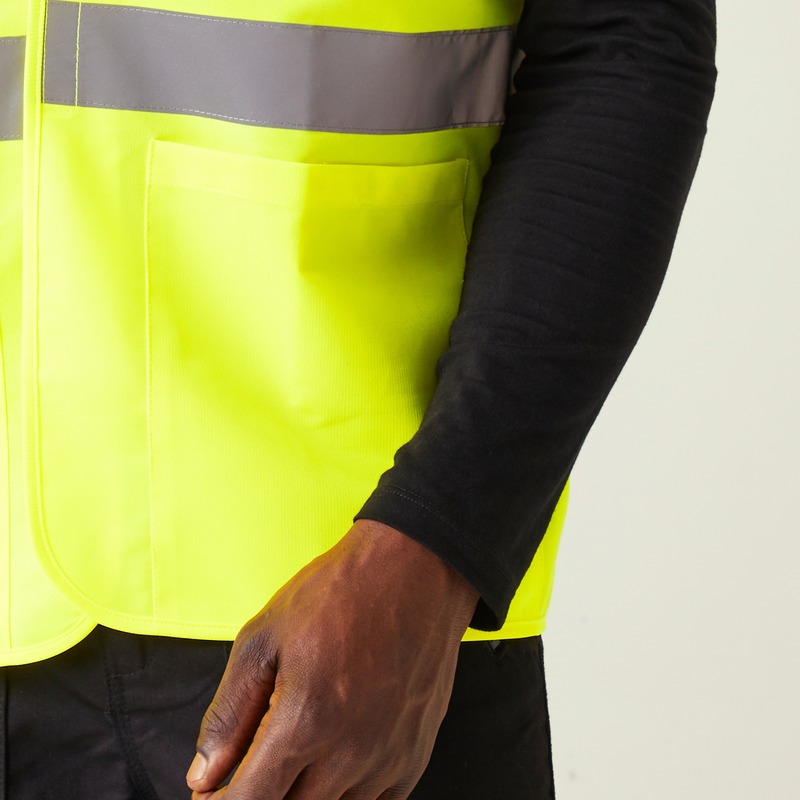 Regatta HiVis Yellow Supervisor Vest TRS254 - Workwear.co.uk