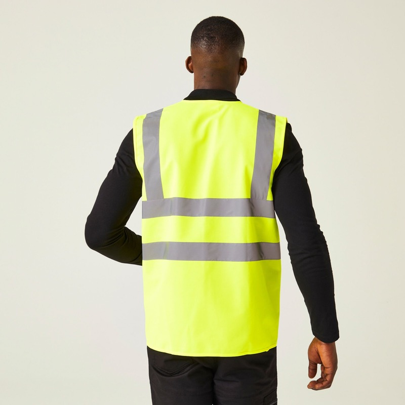 Regatta HiVis Yellow Supervisor Vest TRS254 - Workwear.co.uk