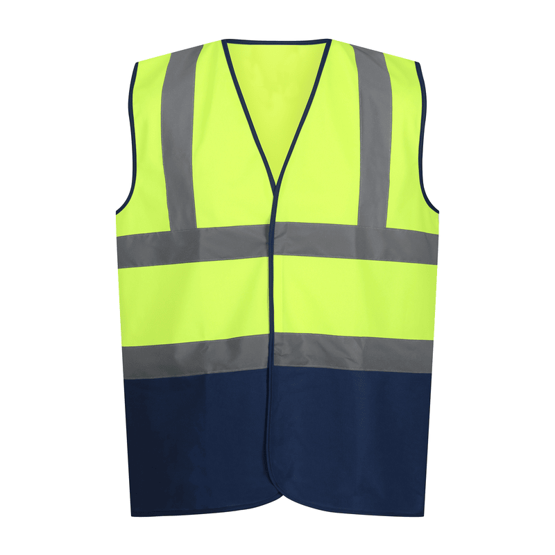 Regatta Hi-Vis 2-Tone YLW/NAV Vest (TRS199) - Workwear.co.uk