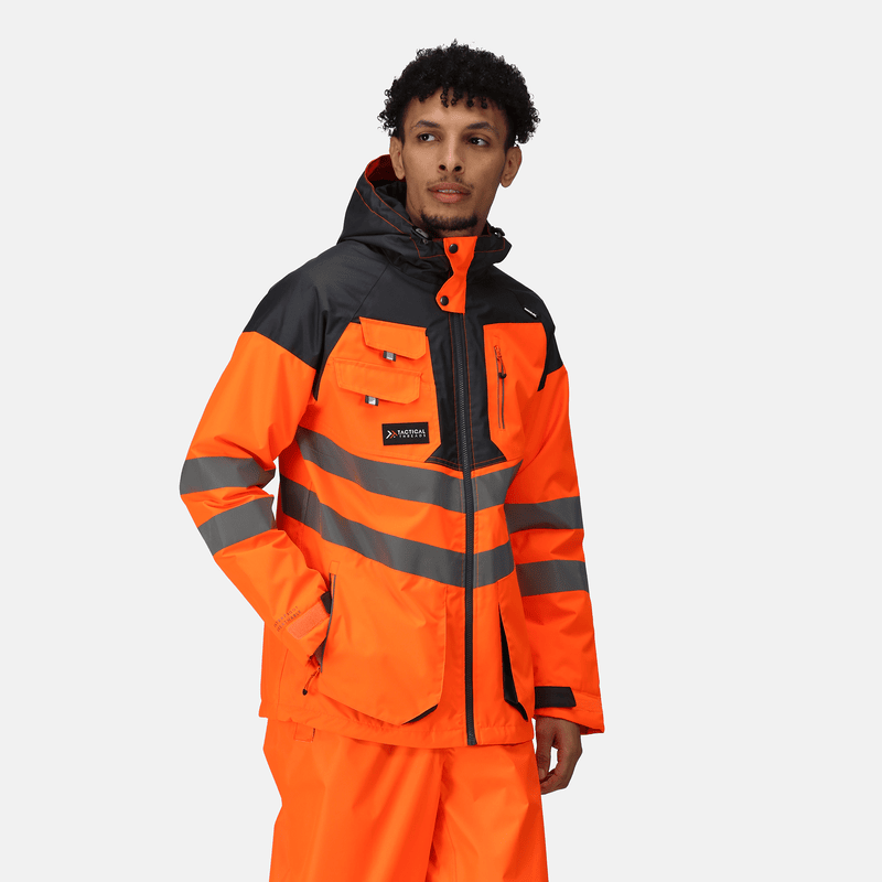 Regatta Hi-Vis Parka Jacket (Orange) - Workwear.co.uk