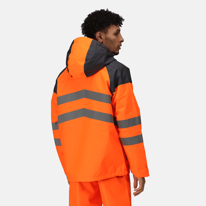 Regatta Hi-Vis Parka Jacket (Orange) - Workwear.co.uk