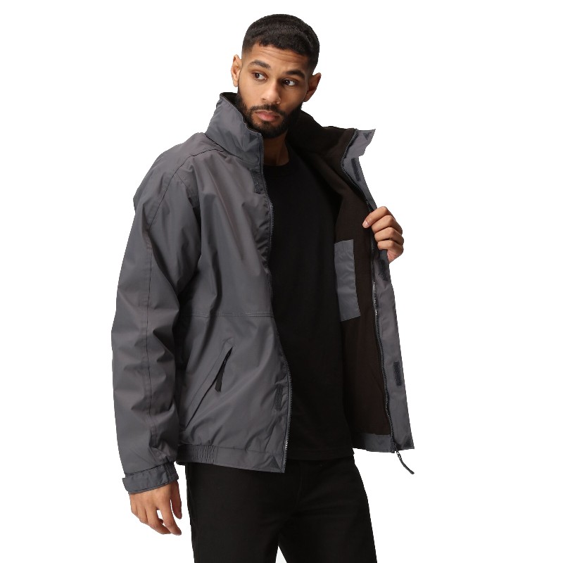 Regatta Men's Dover Jacket (Grey/Black) - Workwear.co.uk
