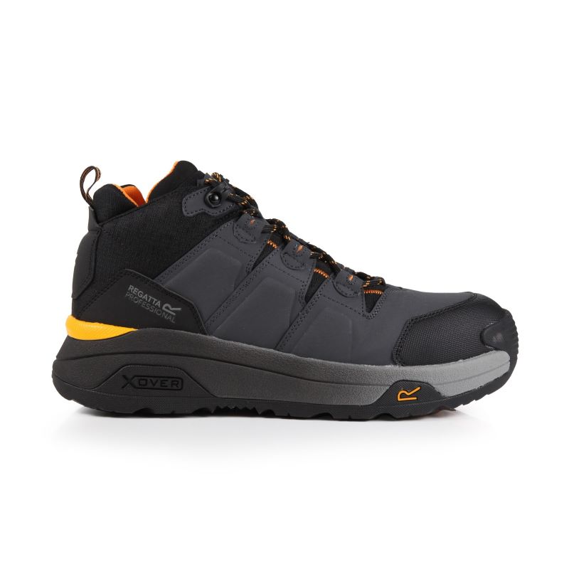 Regatta TRK214 Hiker Boots (Black/Grey) - Workwear.co.uk