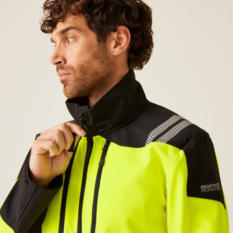 Regatta X-Pro Yellow Hi-Vis 3-Layer Jacket - Workwear.co.uk