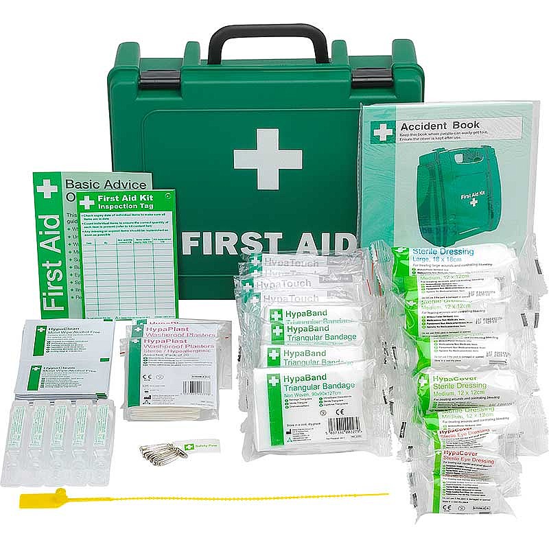 Wall Mounted First Aid Kit Quicksafe Wall Mounted First Aid Kit With