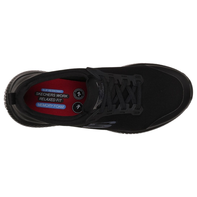 Skechers Squad SR Women's Work Shoes BLK - Workwear.co.uk