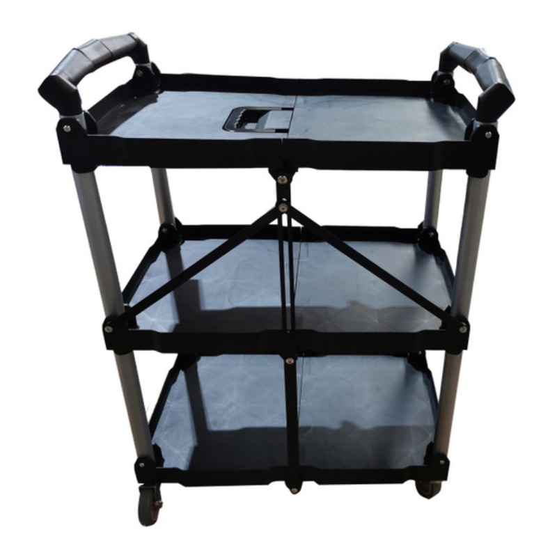 Workhorse Three-Tray Folding Trolley - Workwear.co.uk