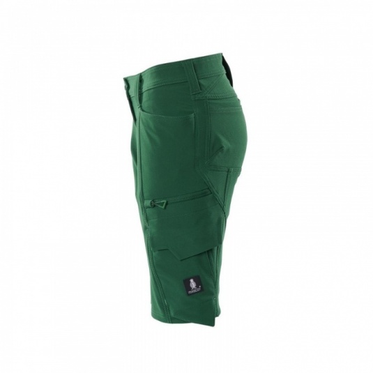 Mascot Stretch Women's Work Shorts (Green) - Workwear.co.uk