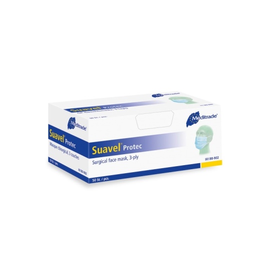 Meditrade Suavel Protec Mask (Box of 50) - Workwear.co.uk