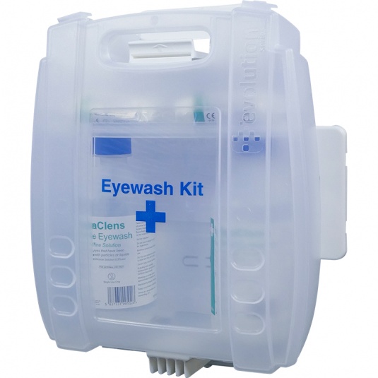 Evolution Plus Eye Wash Kit (2 x 500ml) - Workwear.co.uk
