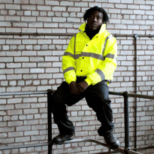 Warrior Protects HV08 Hi-Vis Bomber YEL - Workwear.co.uk