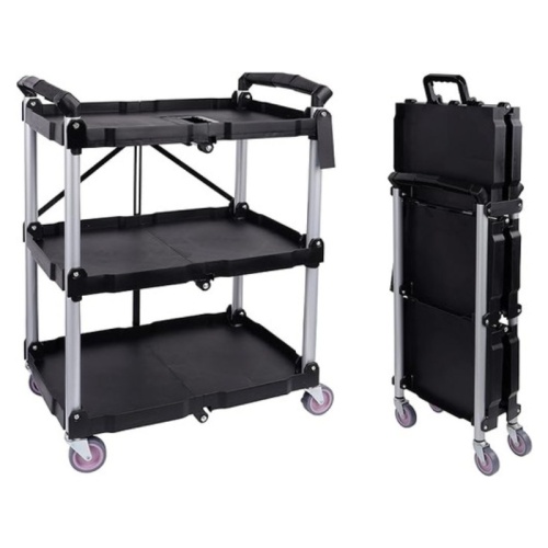 Workhorse Three-Tray Folding Trolley - Workwear.co.uk